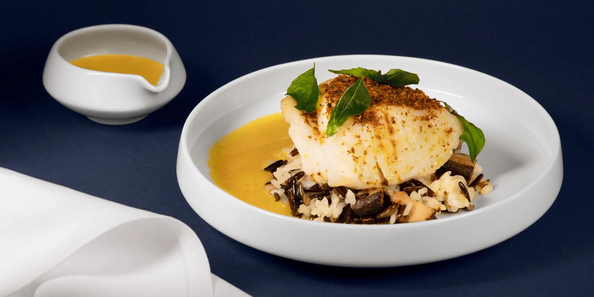 Menus signed by Chef Julien Royer | Air France