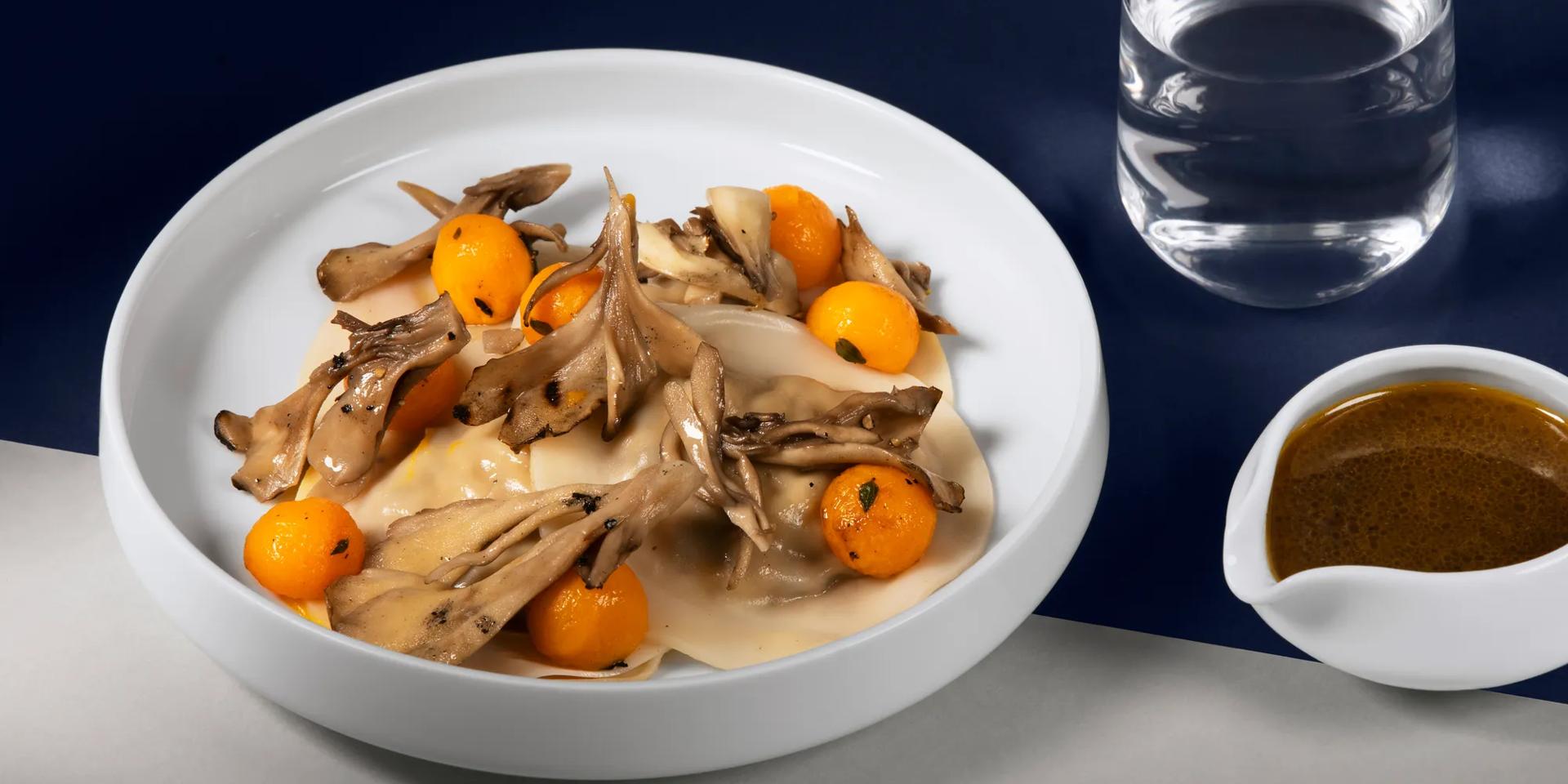 Menus signed by Chef Julien Royer | Air France