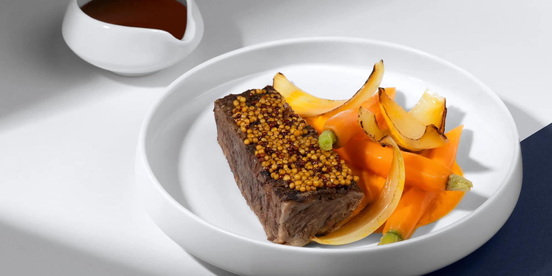 Menus signed by Chef Julien Royer | Air France