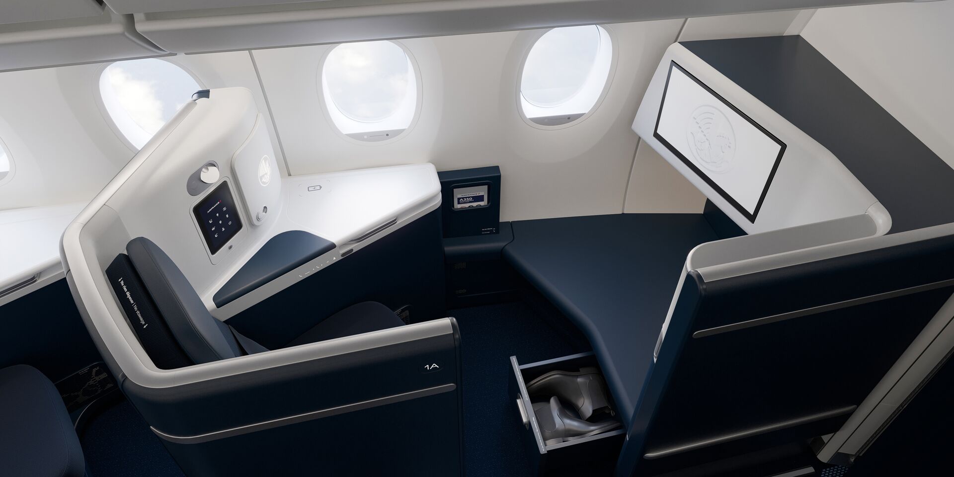 Descubra las cabinas de los nuevos Airbus A350 de la flota de Air France