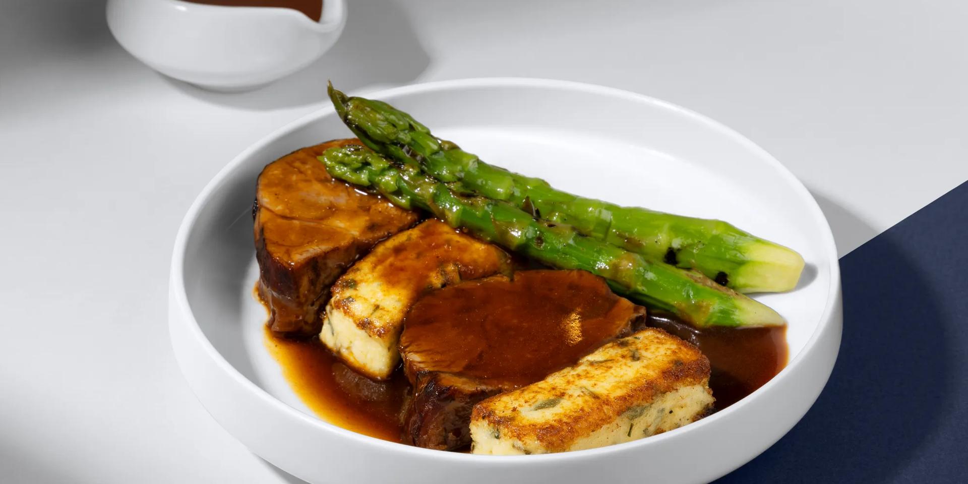 Menus signed by Chef Julien Royer | Air France